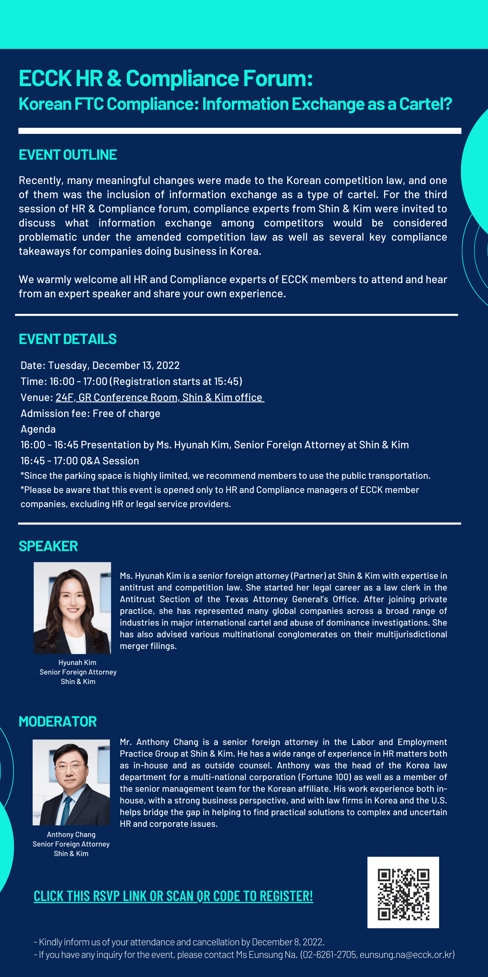 ECCK HR & COMPLIANCE FORUM: KOREAN FTC COMPLIANCE: INFORMATION EXCHANGE ...