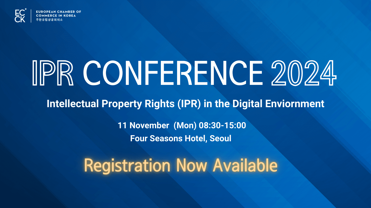 IPR Conference 2024 Registration Now Available - European Chamber of ...
